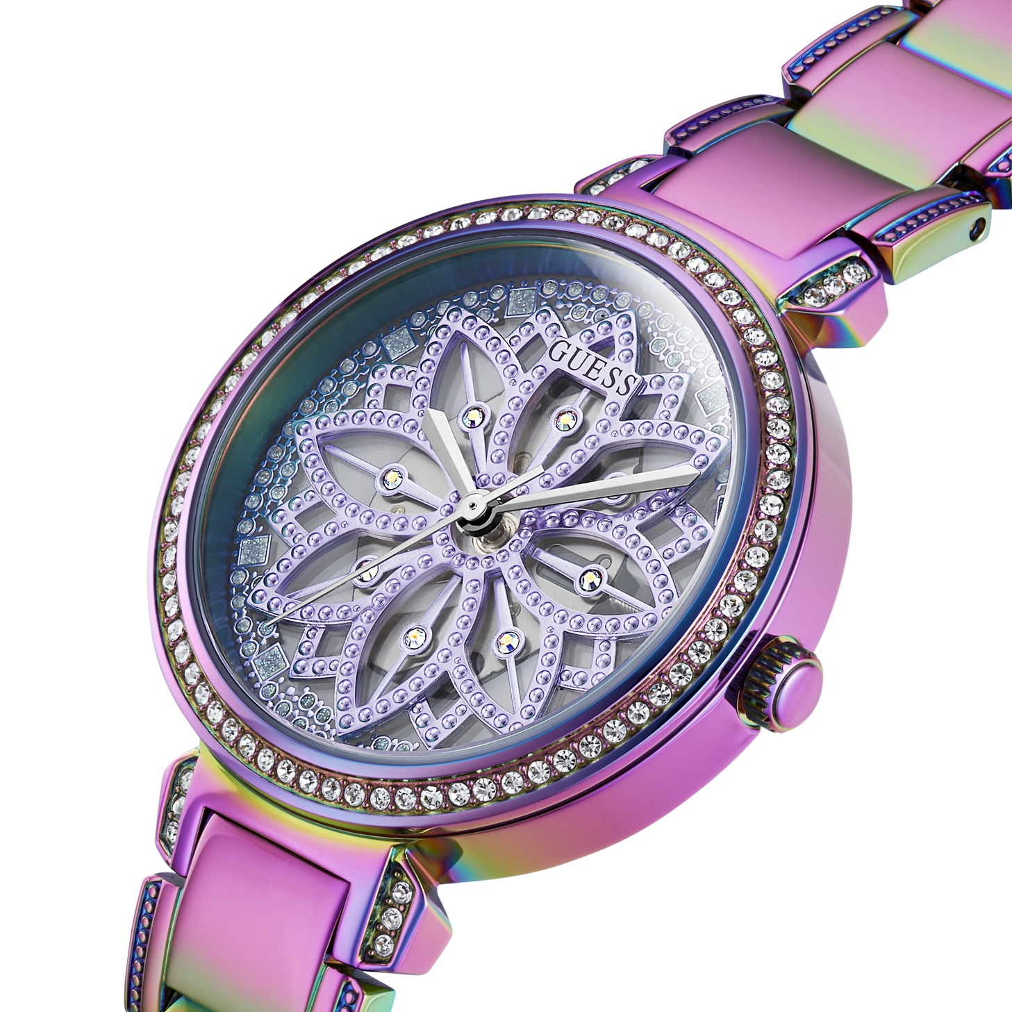 Часы женские GUESS GW0528L4: сталь, кристалл — купить в интернет ...