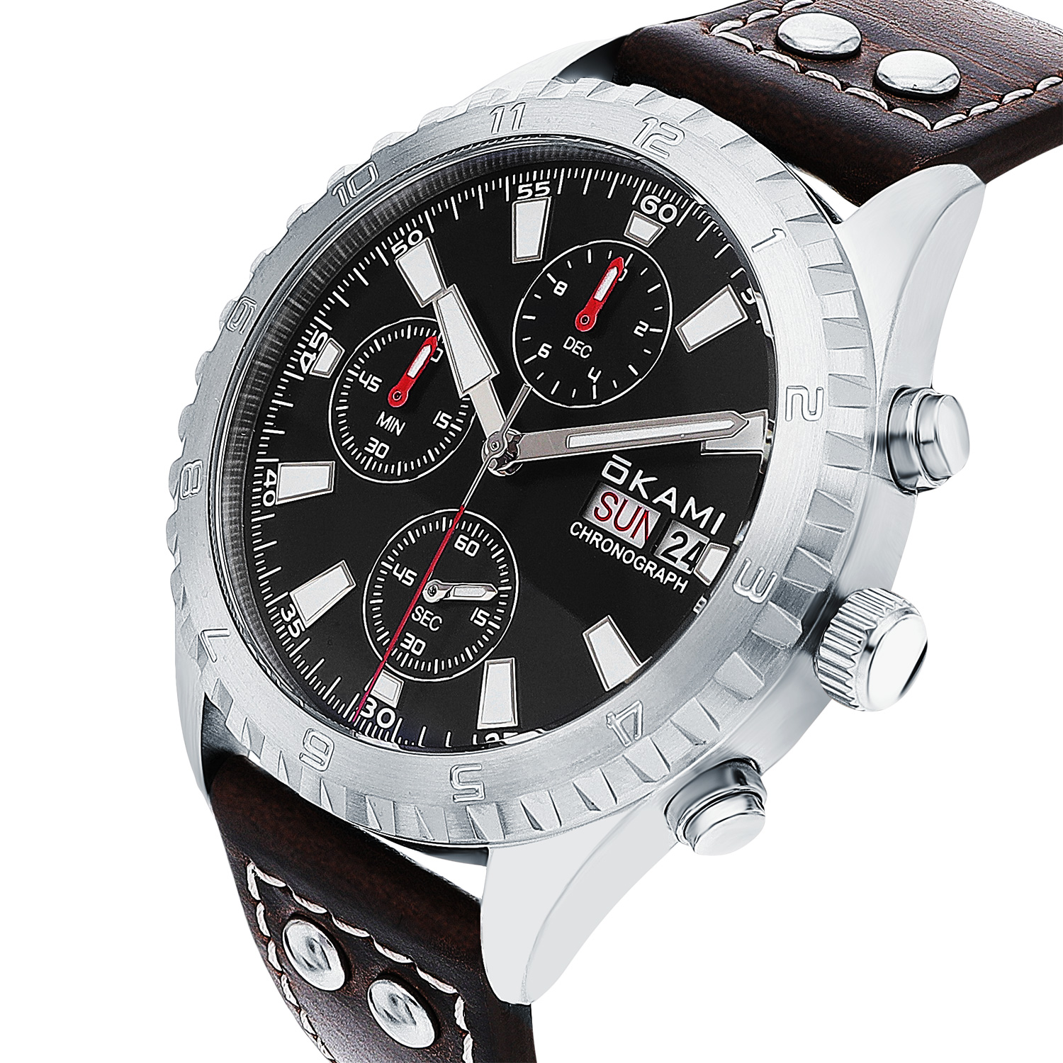 Часы мужские OKAMI KB1-44-4-YYX-SL-SBC: сталь — купить в интернет ...