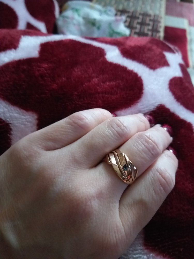 Золотое кольцо SUNLIGHT 70109000*: розовое золото 585 пробы — купить в ...