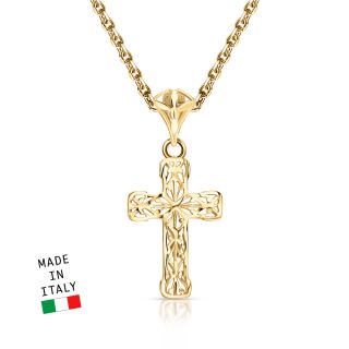 Золотая подвеска БРЕНДЫ ИТАЛИИ 13084-P5Y-01: жёлтое золото 585 пробы ...