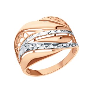 Золотое кольцо МОСКОВСКИЙ ЦЕПЕВЯЗАЛЬНЫЙ ЗАВОД кл2937-01*: розовое ...